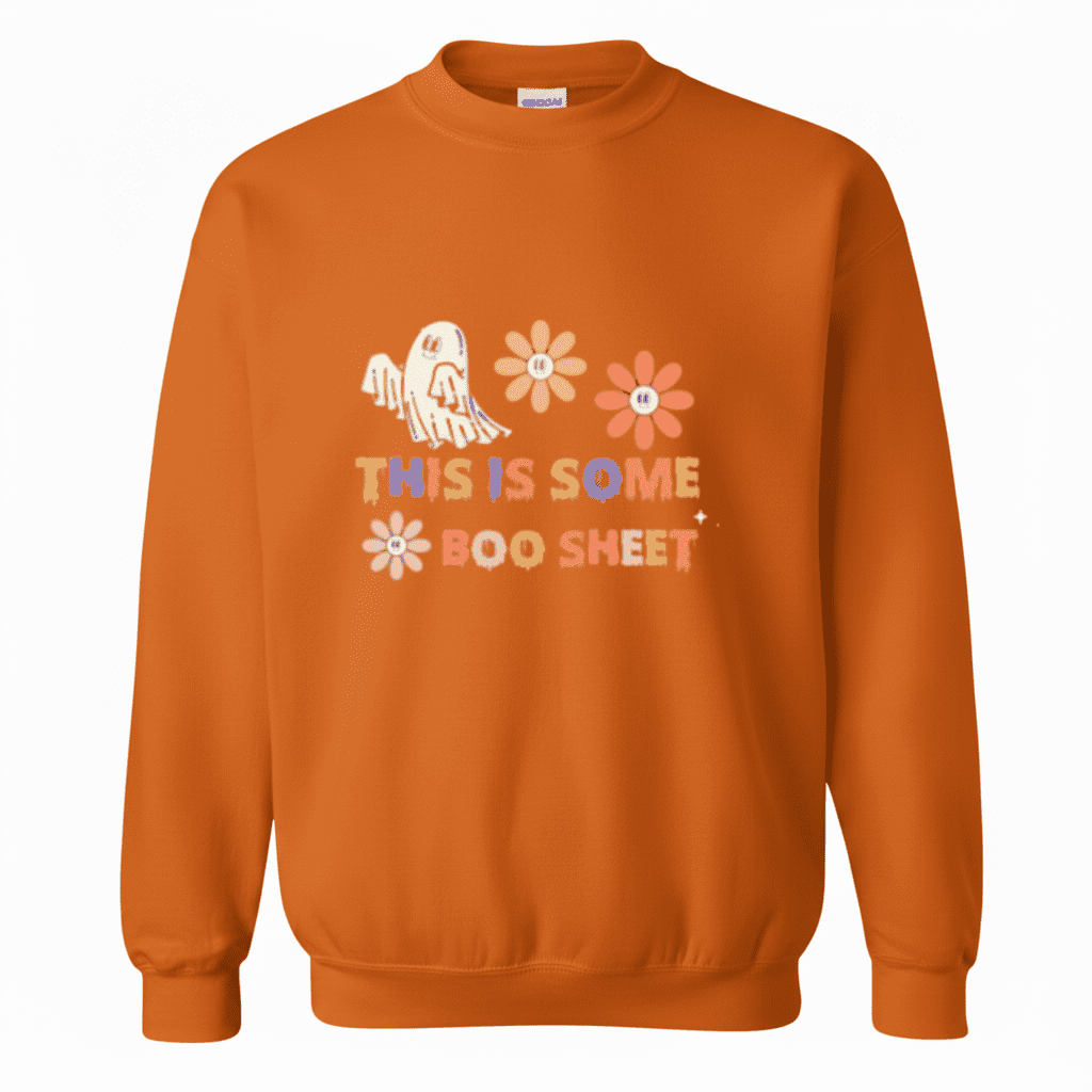 Boo Sheet Meme Funny Halloween Quote Casual Humor Design Sweatshirt up ...