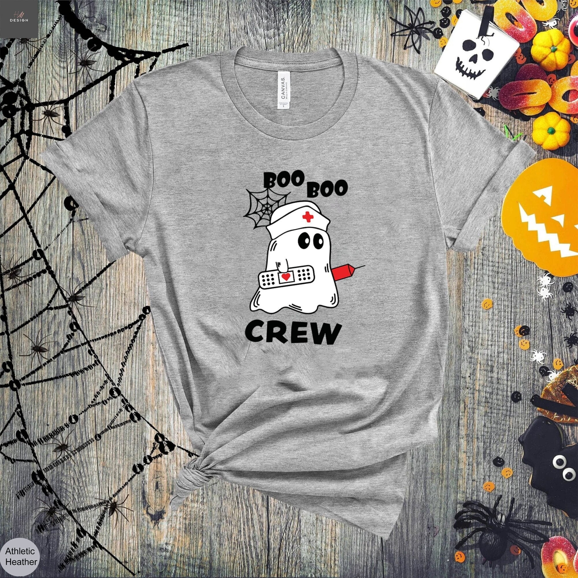 Boo Shirt, Boo Crew Shirt, Halloween Shirt, Cute Halloween shirts ...