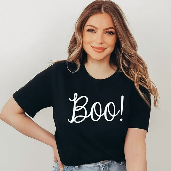Boo Shirt, Shirt, Fall, Women, Ink And Quotes All Size S-5Xl - Walmart.com