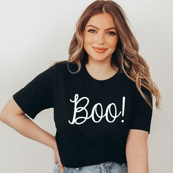 Boo Shirt, Shirt, Fall, Women, Ink And Quotes All Size S-5Xl - Walmart.com
