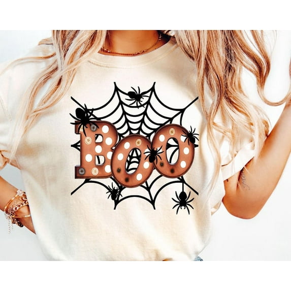 Boo Spider Shirt, Spider Shirt, Boo T-Shirt, , Party 2025 Shirt, Spooky ...