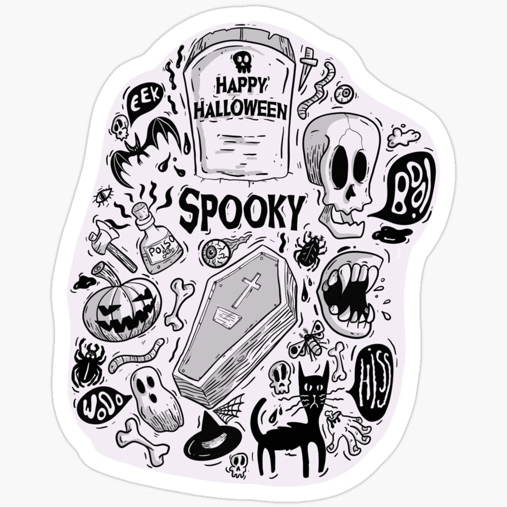 Boo Stickerphone Decal Water Bottle Stickers, Vinyl Stickers For Water ...