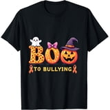 Boo To Bullying Orange Anti Bully Unity Day Boo Unisex S-5XL T-Shirt ...