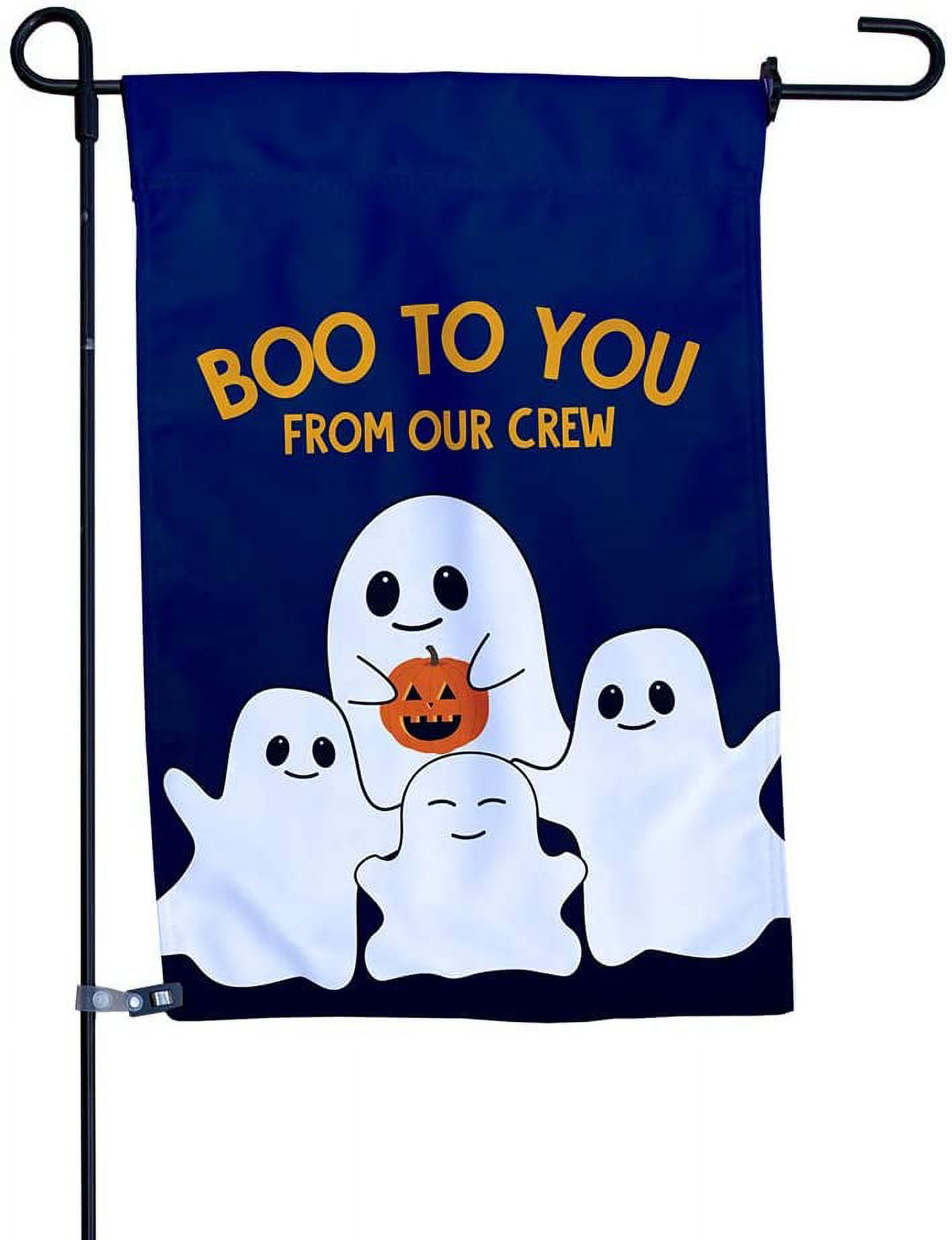 Boo from Us Seasonal Garden Flag, Double-Sided Outdoor Garden Flag and ...