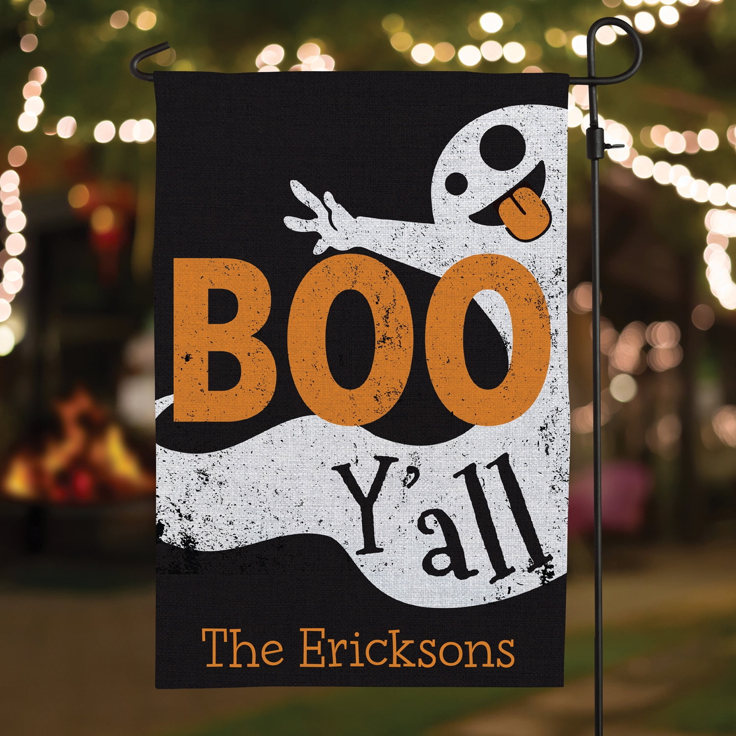 Boo Y'all Personalized Garden Flag - Walmart.com