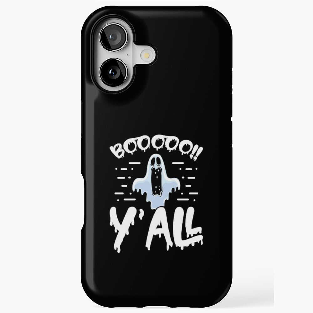 Boo Yall Funny Creepy Halloween Ghost Southern Country October Fun ...