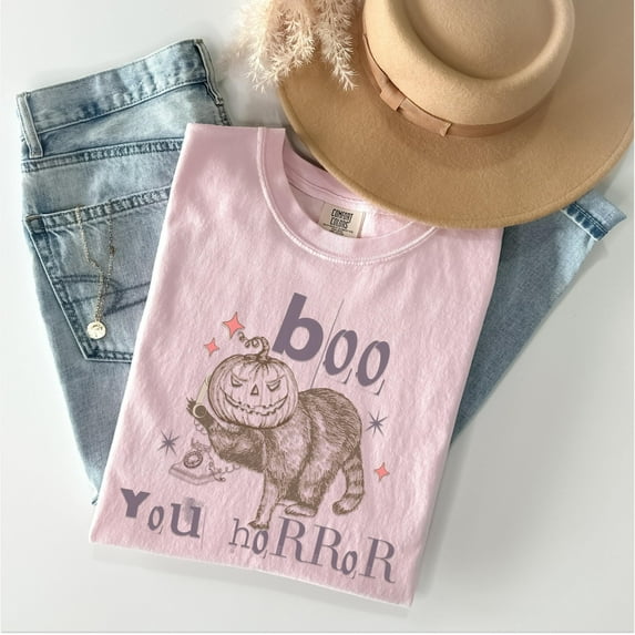 Boo You Horror, Spooky Season Shirt, Graphic Raccoon Shirt, Funny ...