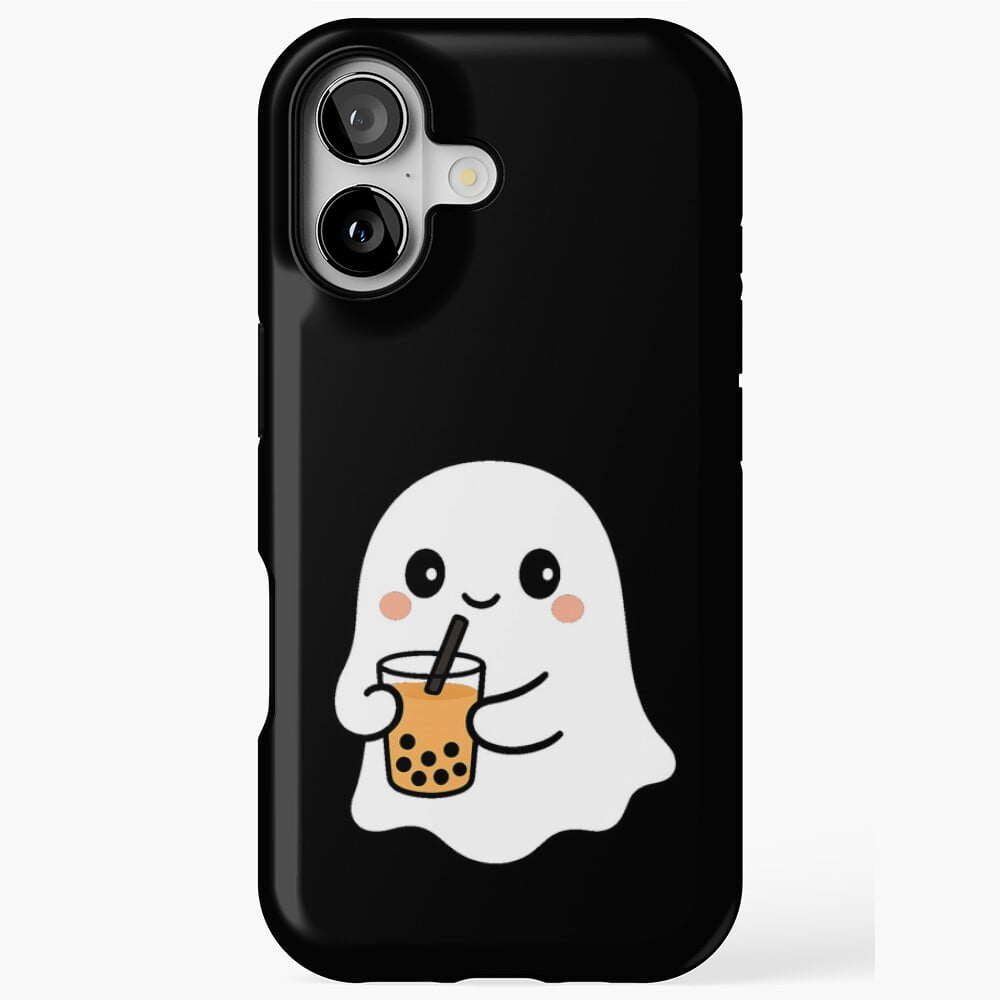 Boo ble Tea Time Cute Ghost Boba Halloween Art Tough Case for iPhone 11 ...