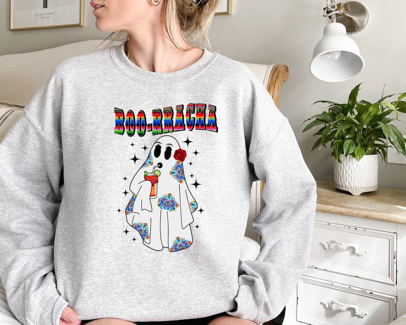 Boo-rracha Shirt, Funny Halloween Ghost Shirt, Boo-rracha Ghost T-Shirt ...
