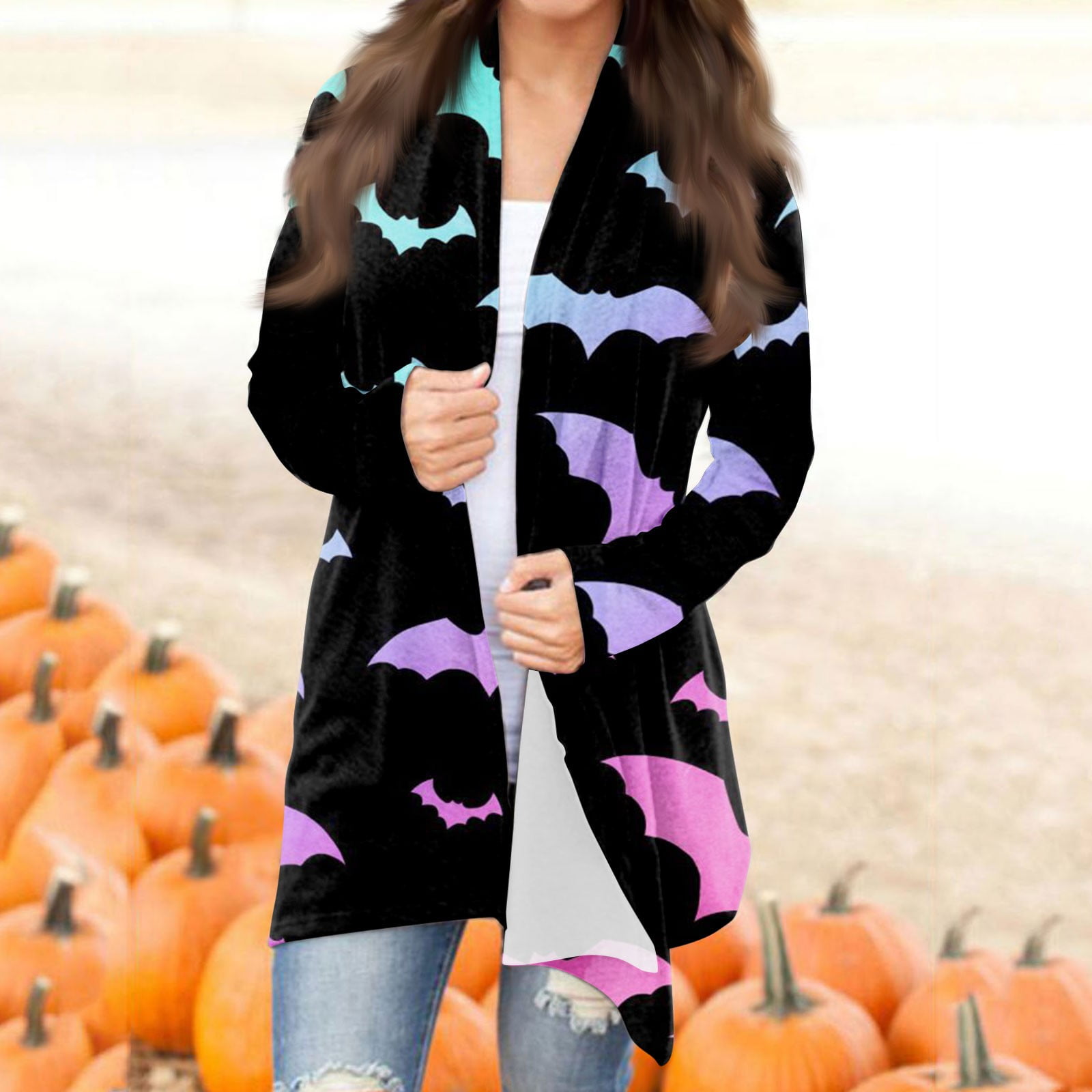 Boo-tiful Cardigan Chic HIMIWAY Trick-or-Treat Couture Women'S Cardigan ...