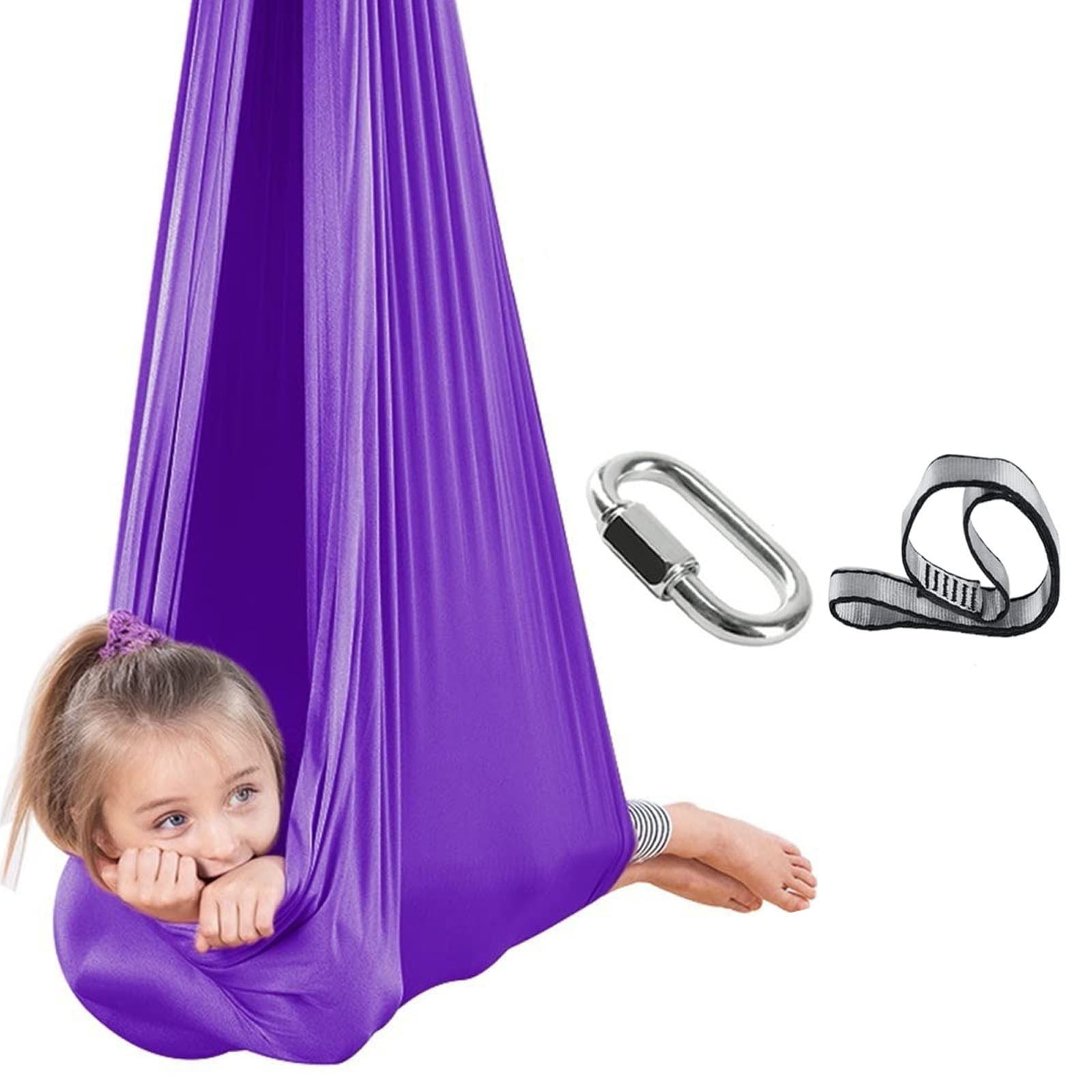BooBubble 110in Sensory Swing for Kids with Special Needs, Kid Swing ...