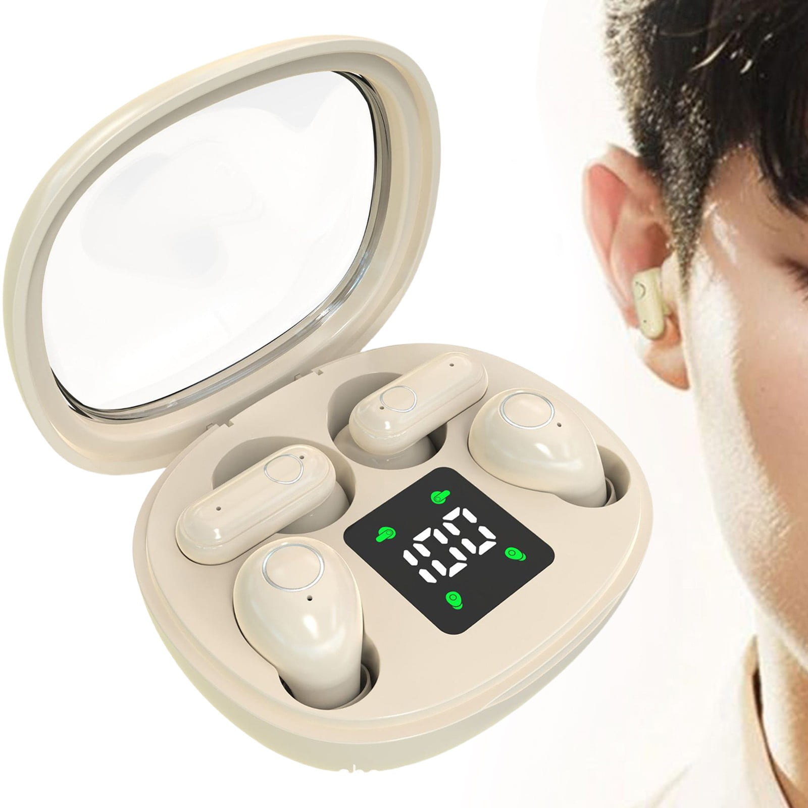 BooBubble 2026 New Ultra Mini Bluetooth Earbuds 2-Pack, Semi-In-Ear ...