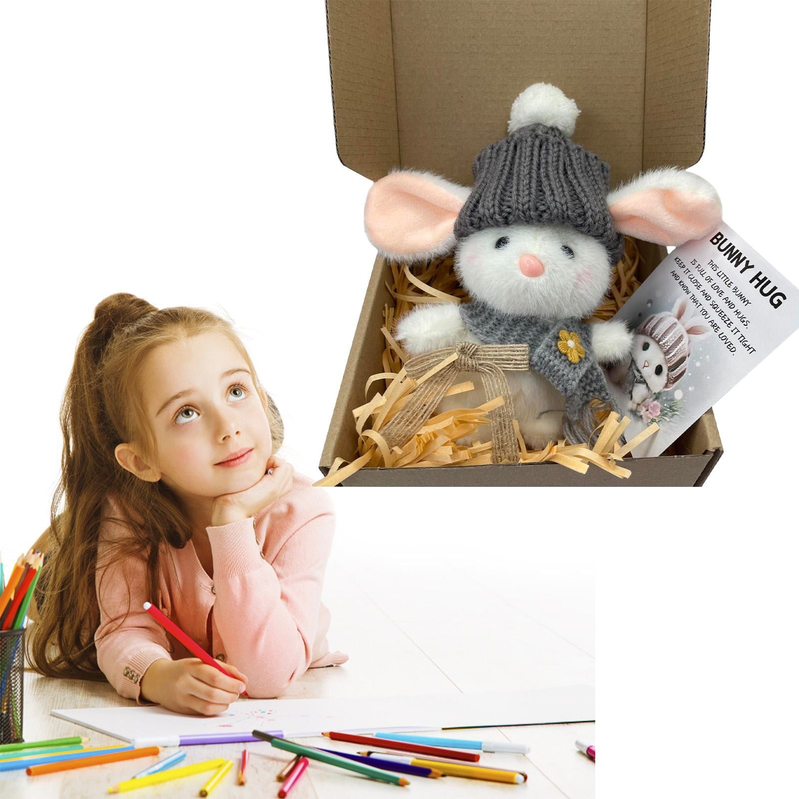 BooBubble Mini Bunny Hug Cute Easter Gift Plush Bunny in a Box Hugs ...