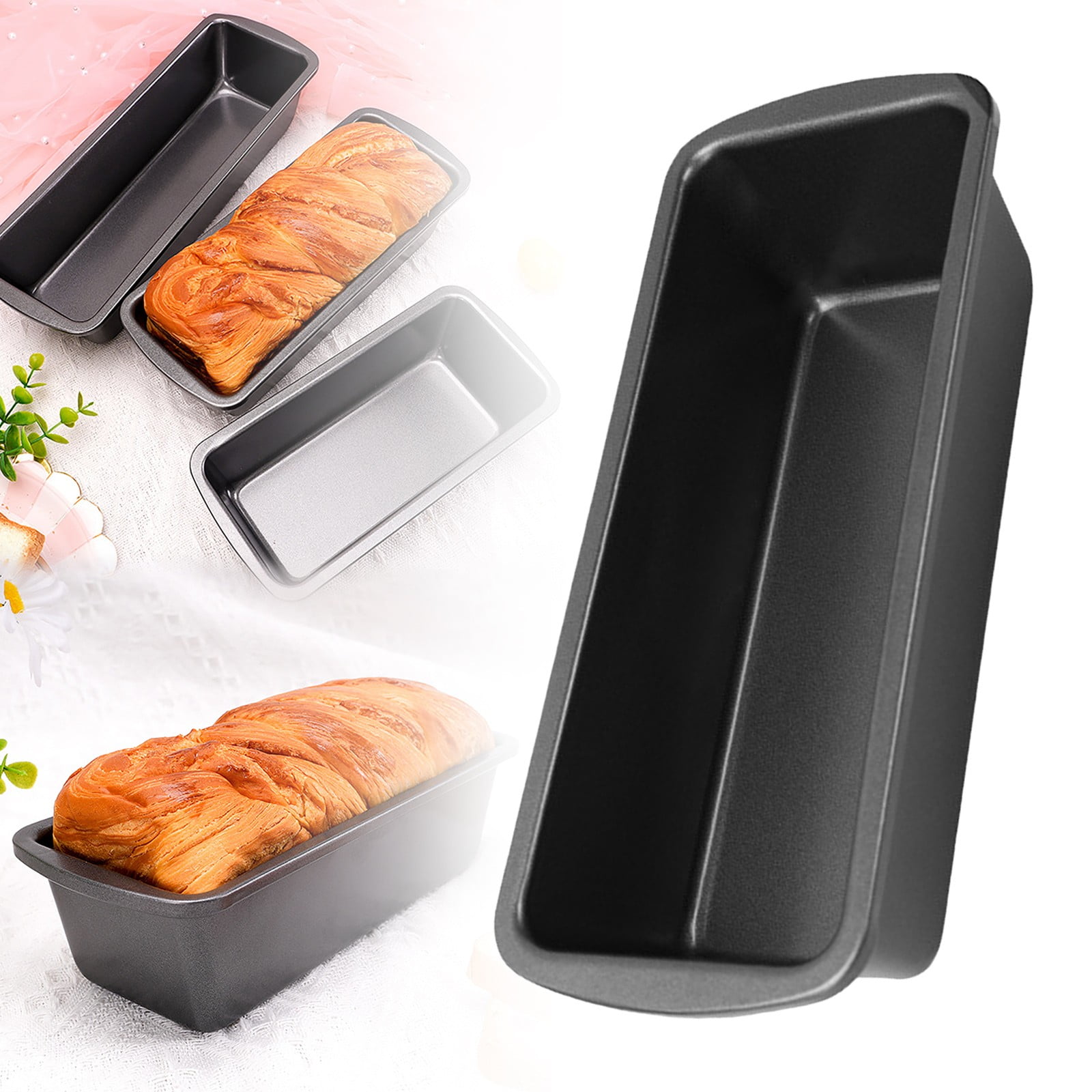 BooBubble Premium Non-Stick Baking Bread Loaf Pan 9.25x3.74 Meatloaf ...