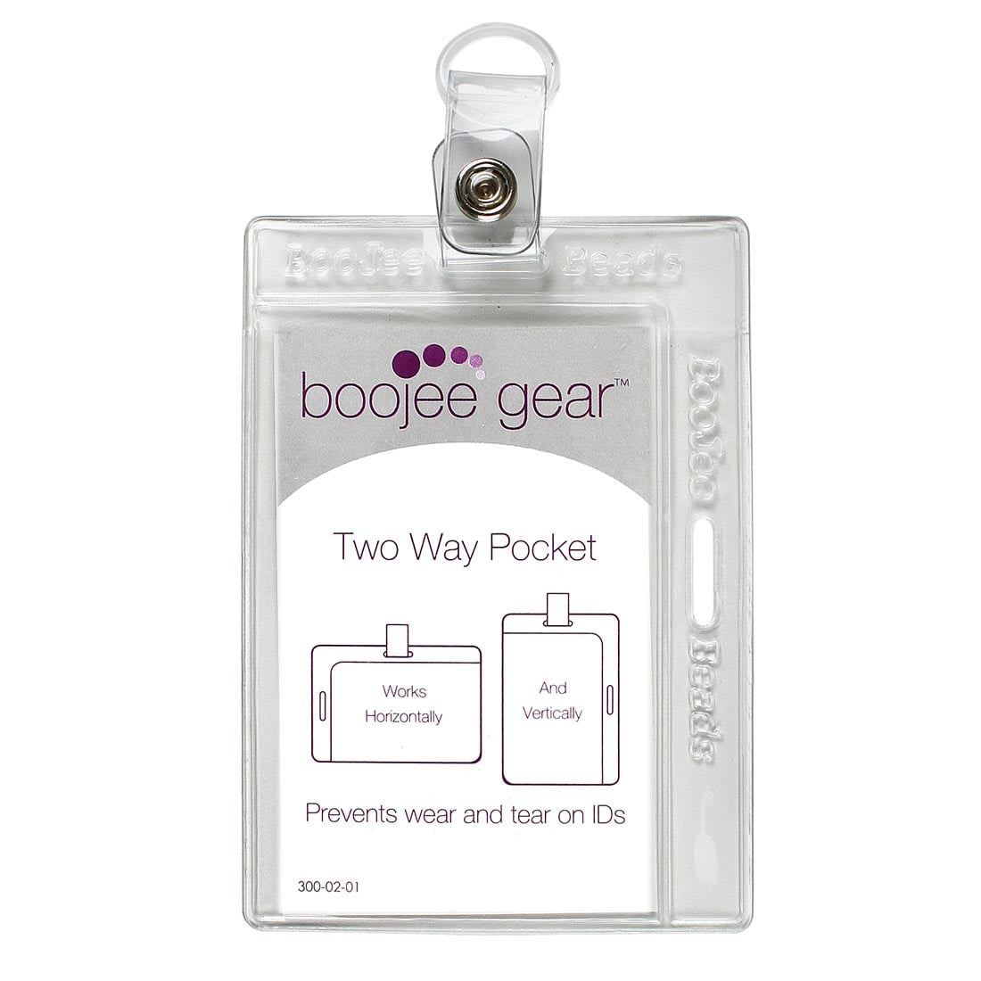 BooJee Beads 2-Way Clear ID Pocket - Walmart.com