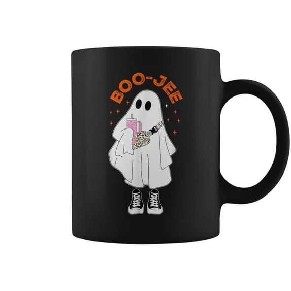 BooJee Halloween Boo Jee Boujee Cute Boo Ghost Spooky Coffee Mugs ...