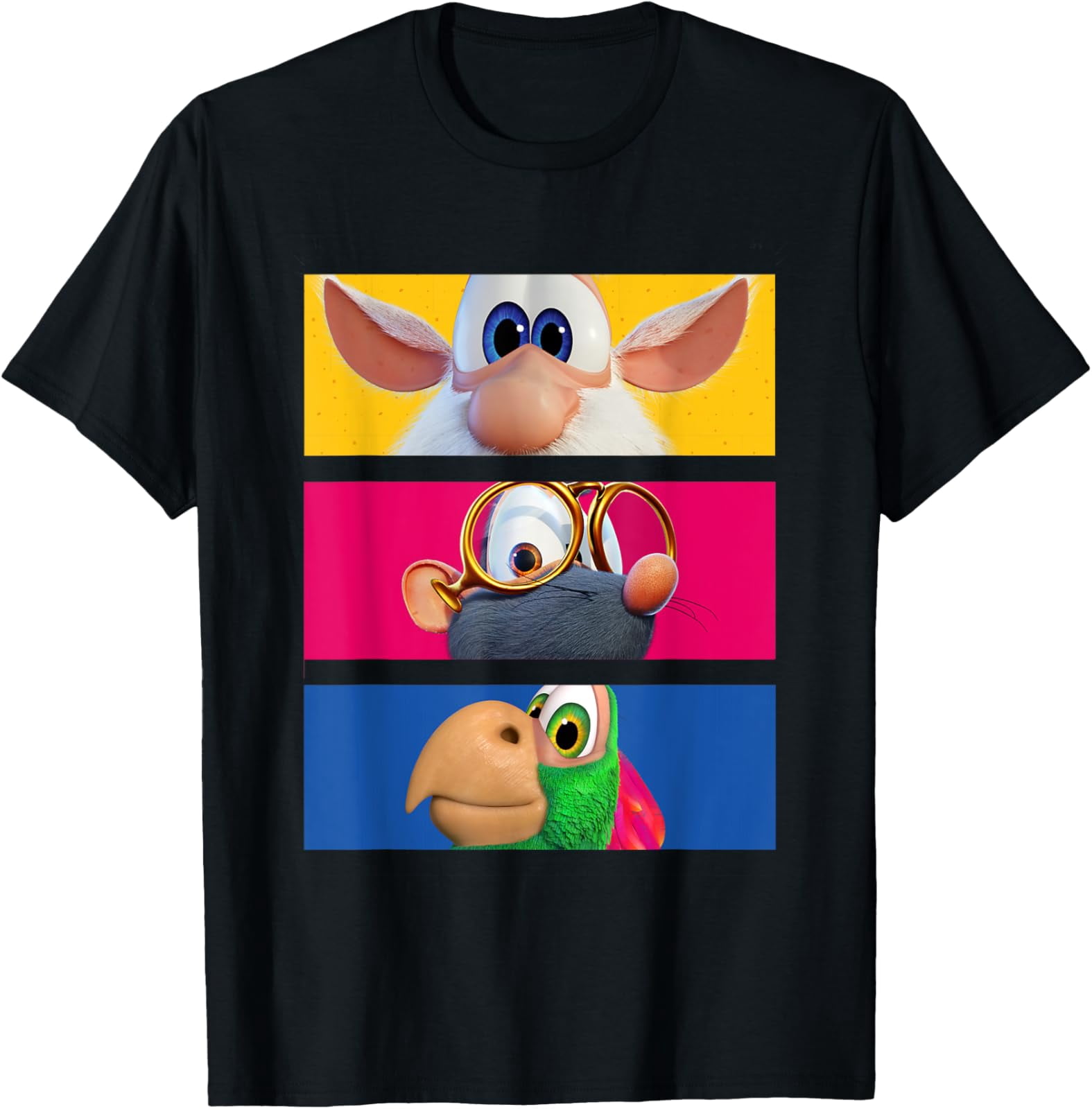 Booba And Friends Eyes Cute Character Cartoon Monster T-Shirt - Walmart.com
