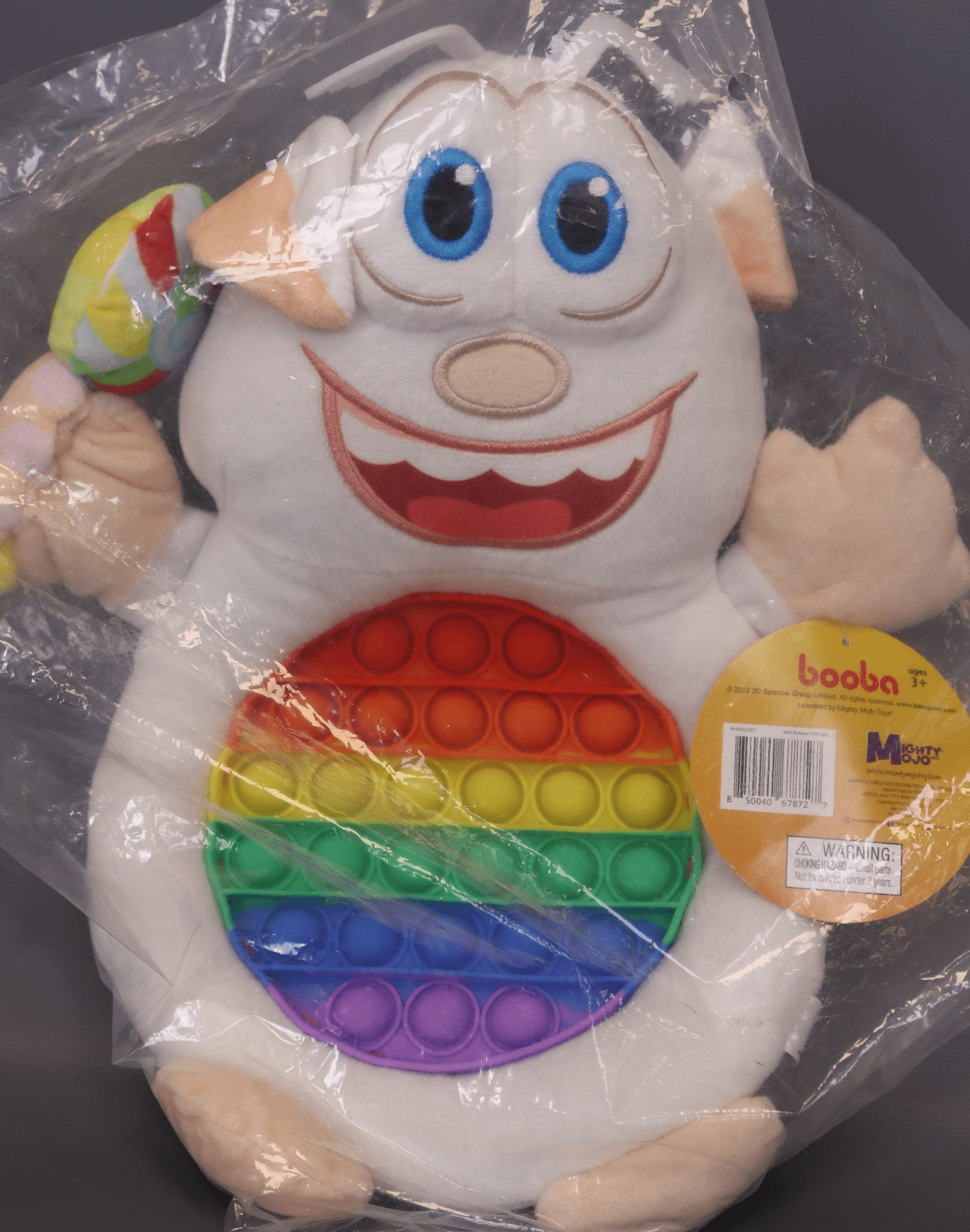 Booba Pop Sensory Plush Doll Stuffed Kids Fidget Soft Toy Character ...