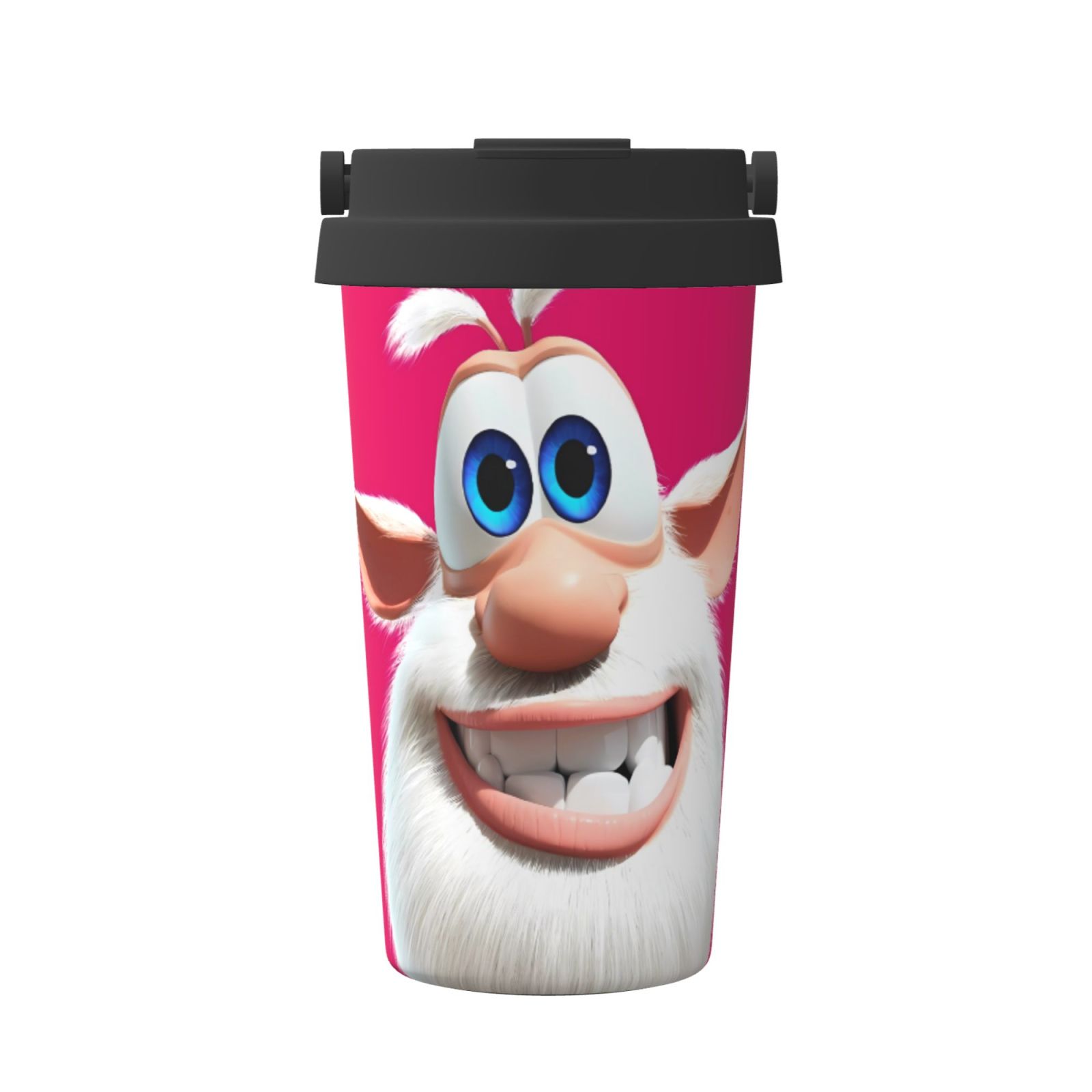 Boobas Travel Coffee Mug, Insulated Coffee Mug with Lid, Spill Proof ...