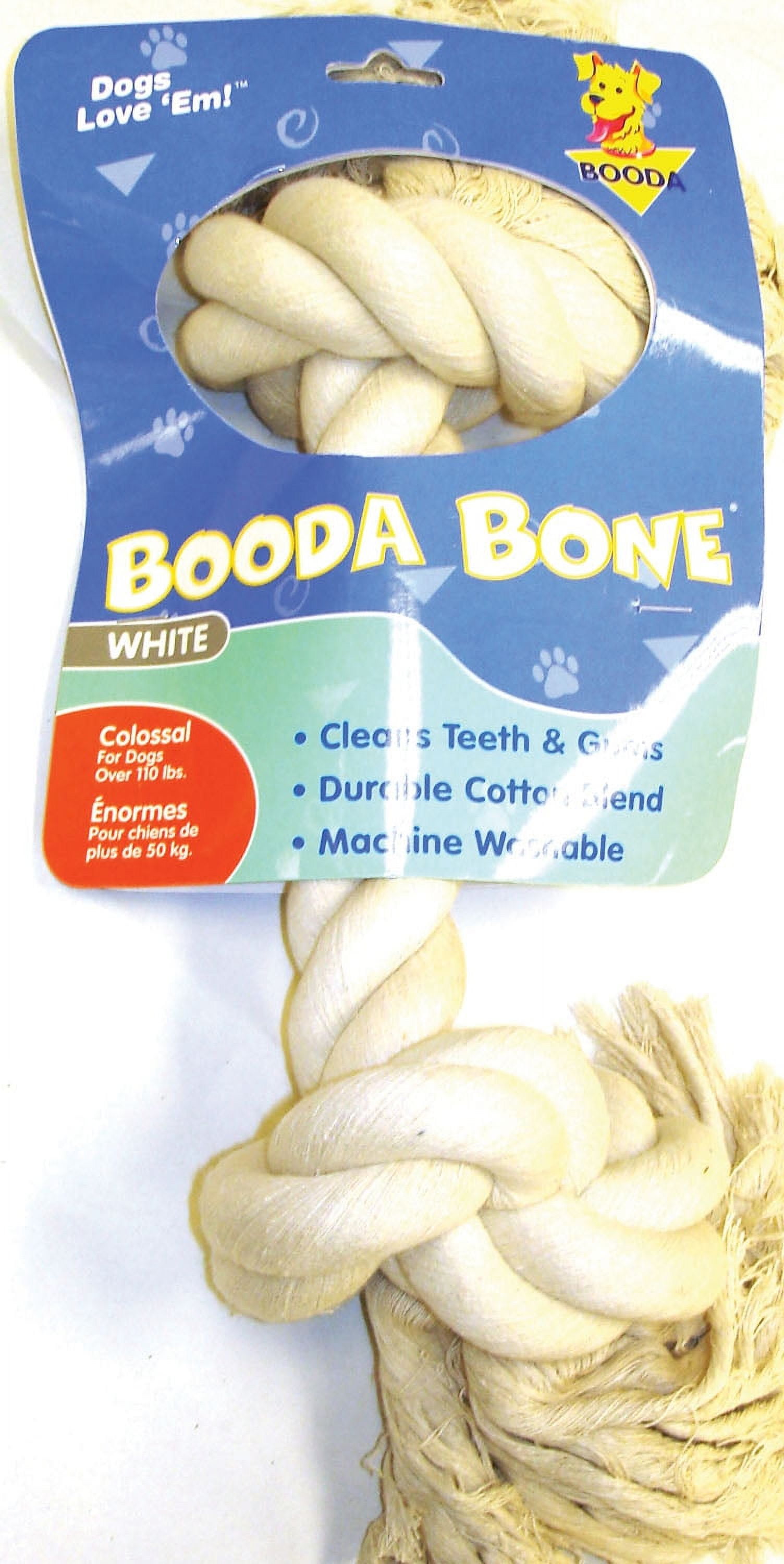 Booda Products-2 Knot Rope Bone Dog Toy- White Xx Large - Walmart.com