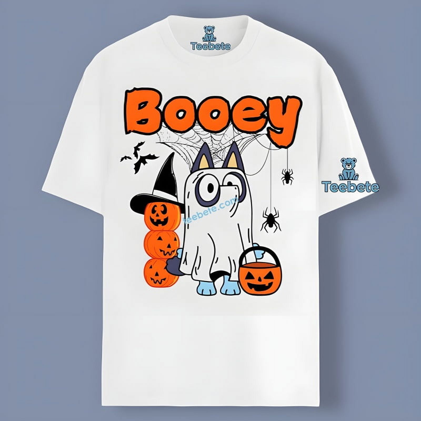 Booey Bluey Halloween Ghost Pumpkin Shirt Idea - Walmart.com