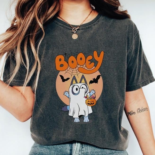 Booey Halloween, Cute Bluey Ghost, Funny Spooky Season, Cartoon Dog ...