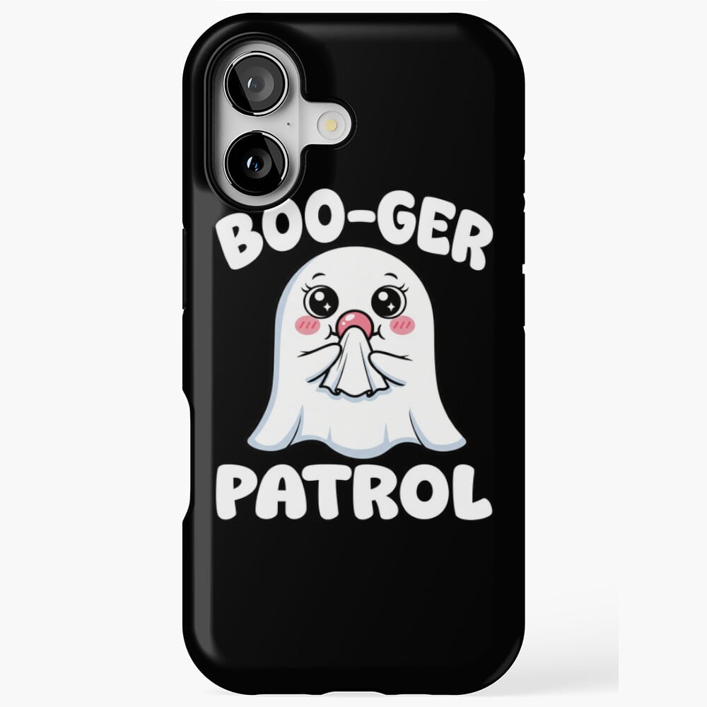 Booger Patrol Ghost Halloween Universal Phone Case for iPhone 11–17 Pro ...