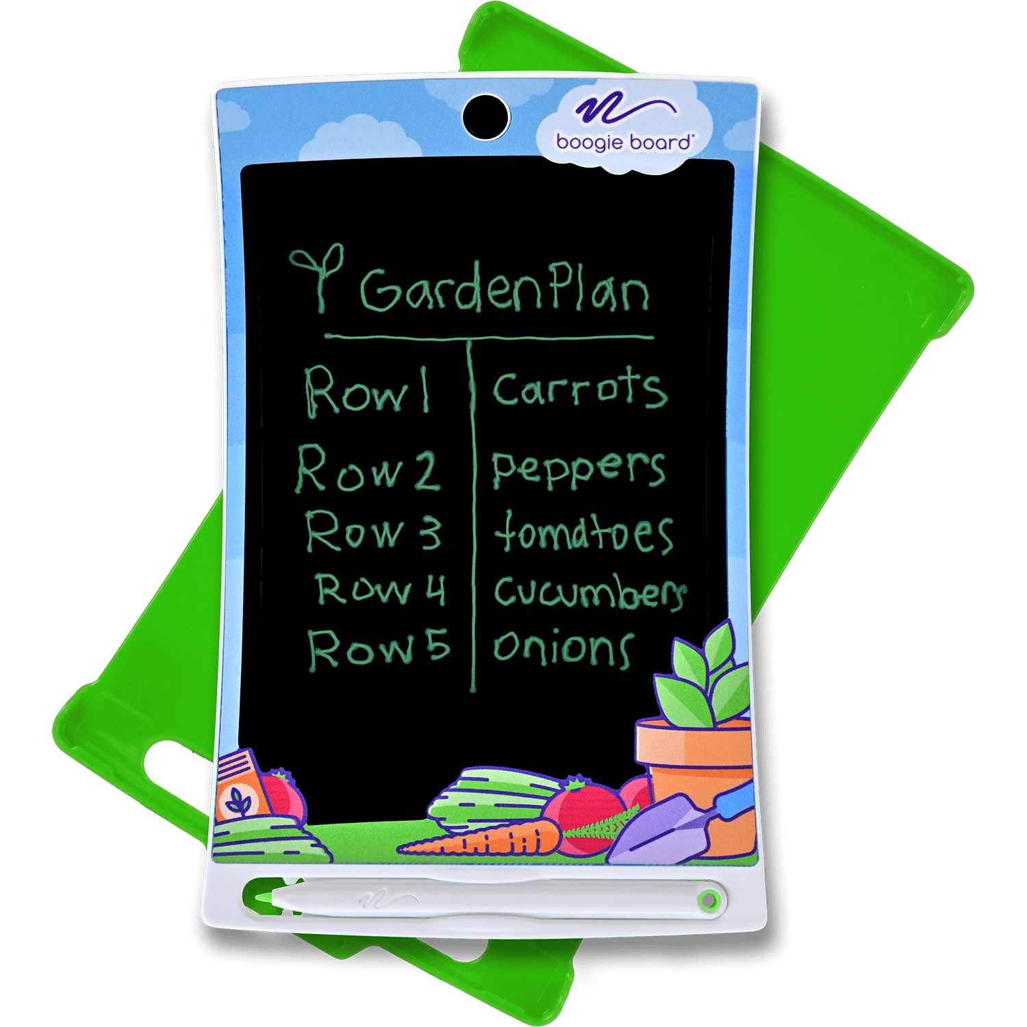 Boogie Board Jot Kids Reusable Writing Tablet 8.5" - Lil' Gardener ...
