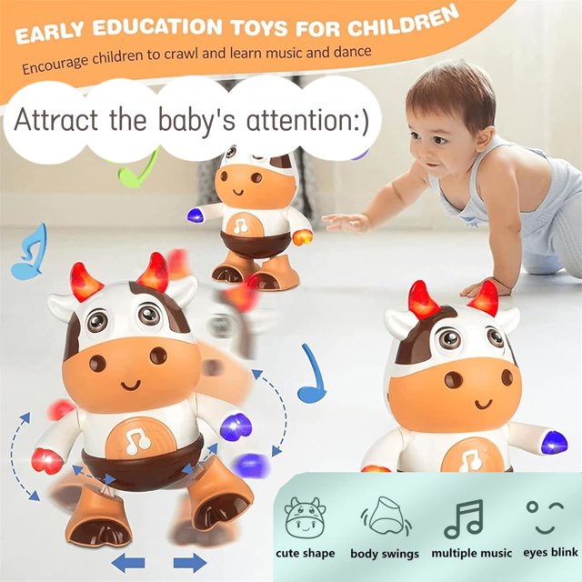 Boogie Cow Light up Dancing Cow for Active Fun, Dancing Cow Toy ...