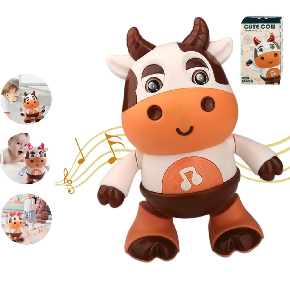 Boogie Cow Light up Dancing Cow for Active Fun, Dancing Walking Baby ...