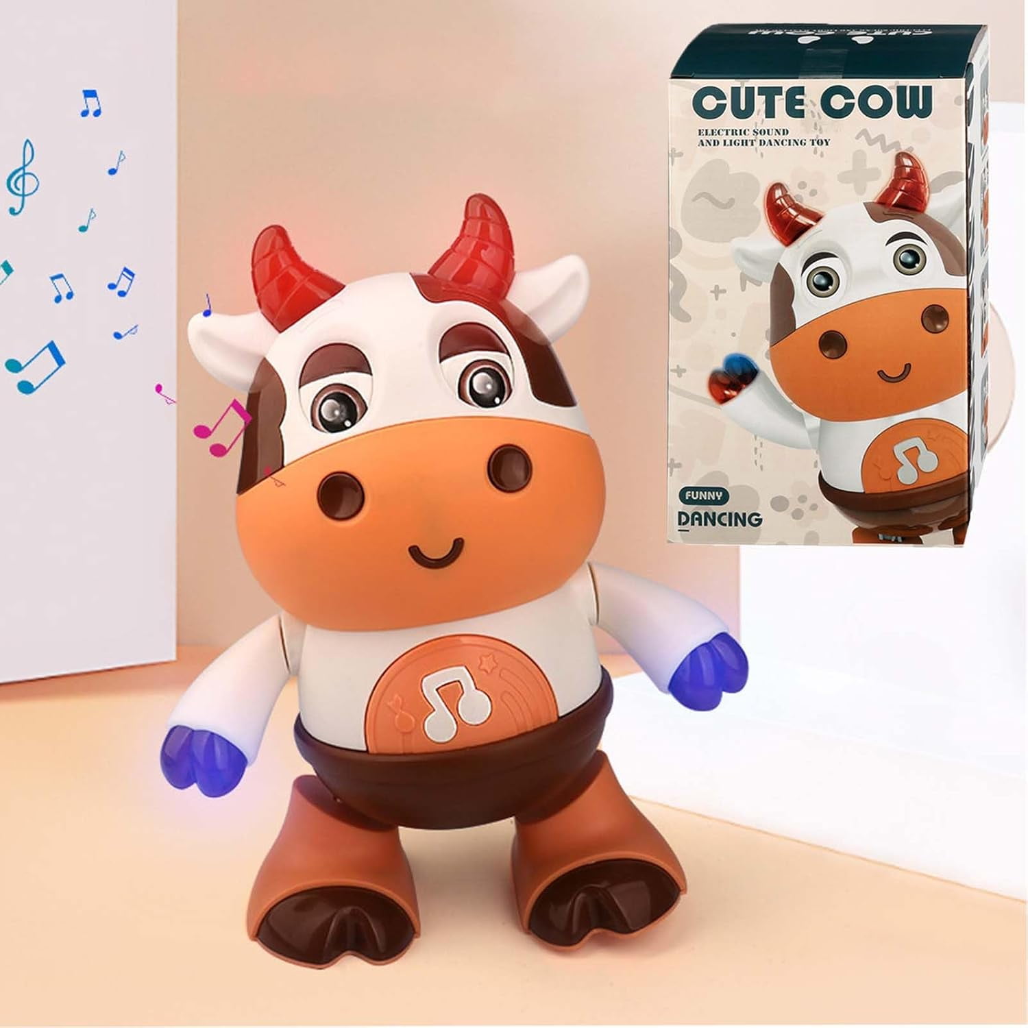 Boogie Cow Light Up Dancing Cow, Boogie Cow Toy Dancing Cow, Boogie Cow ...