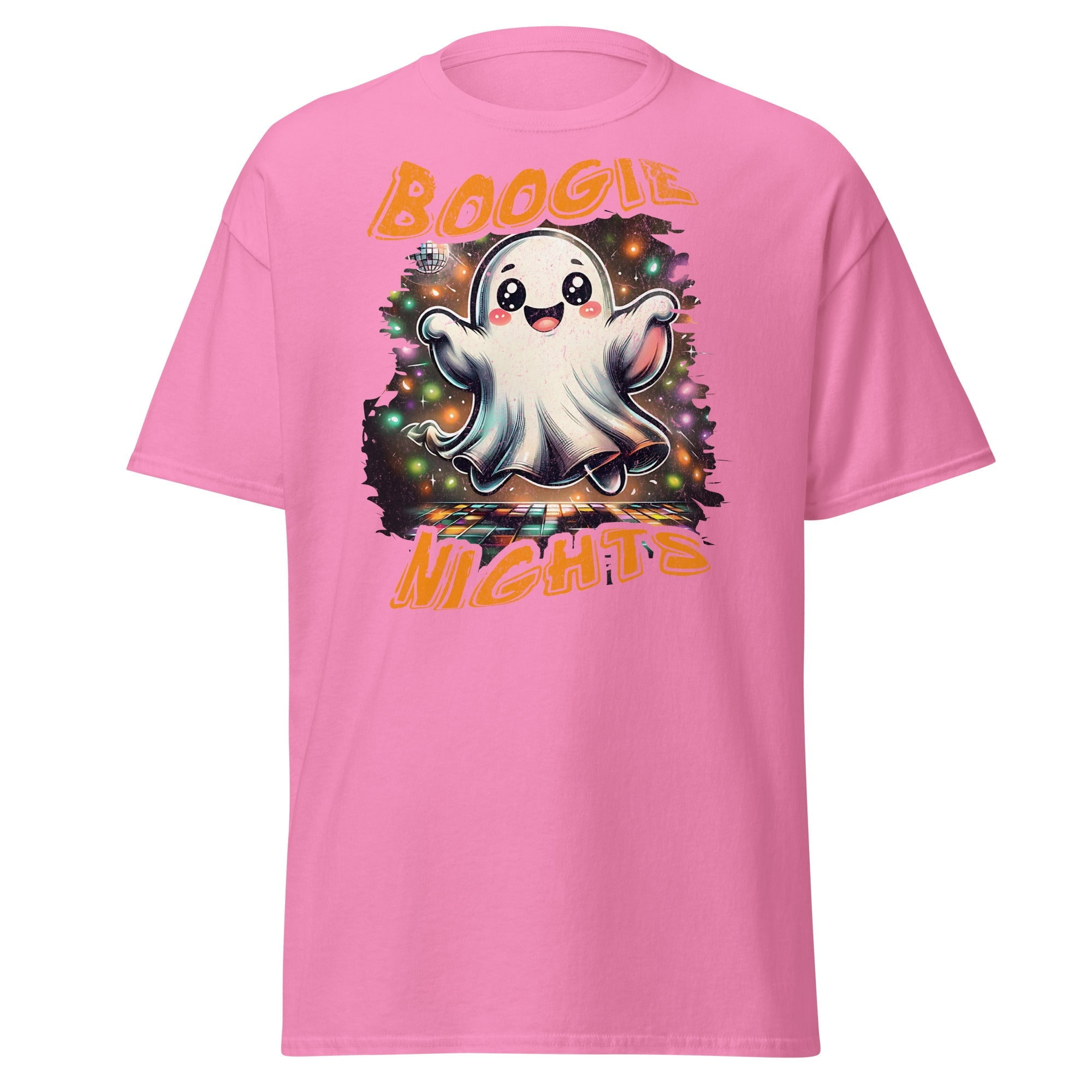 Boogie Nights Halloween Ghost Disco Graphic Tee - Retro Unisex T-Shirt ...