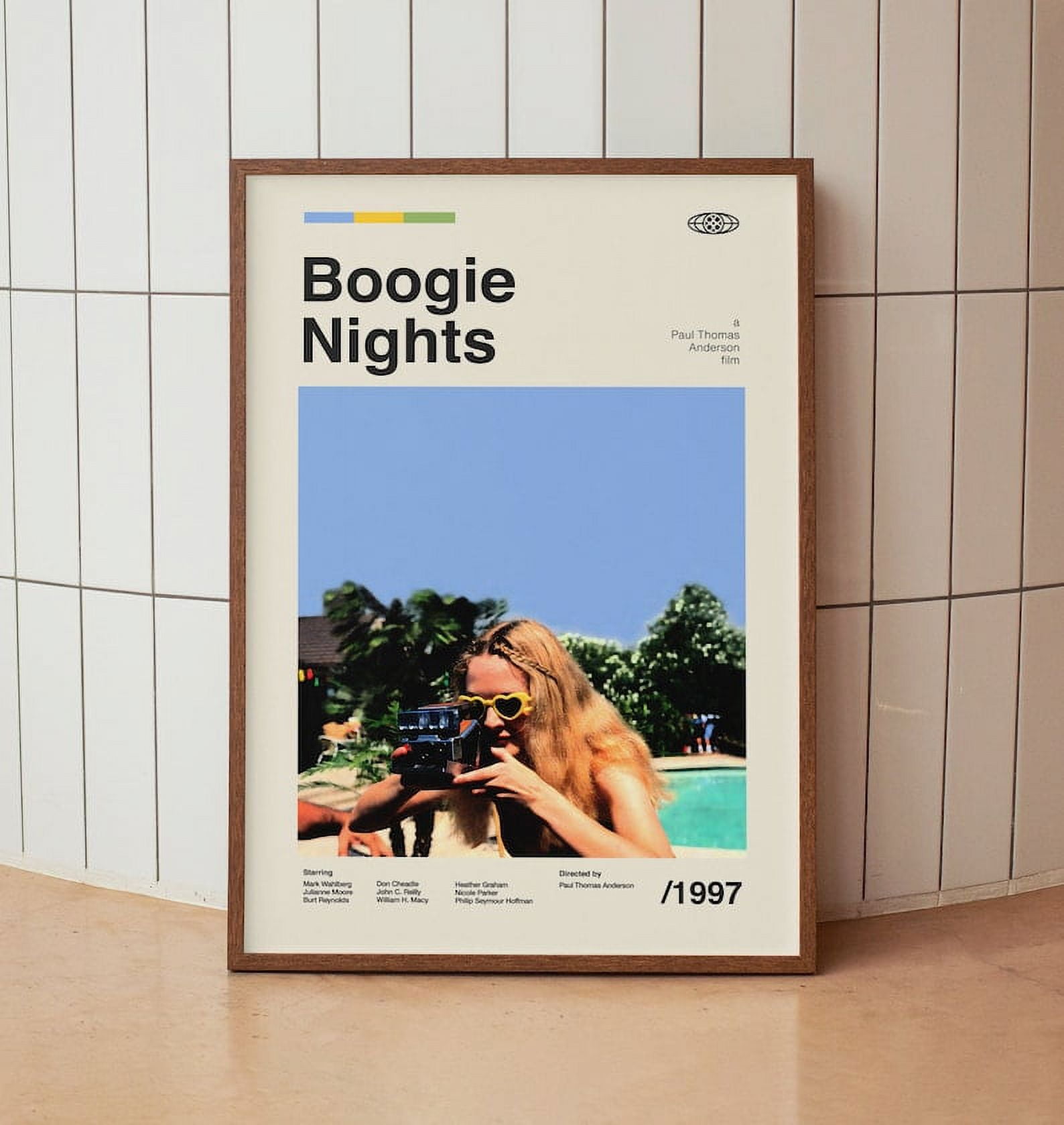 Boogie Nights Vintage Movie Poster - Paul Thomas Anderson - Midcentury ...