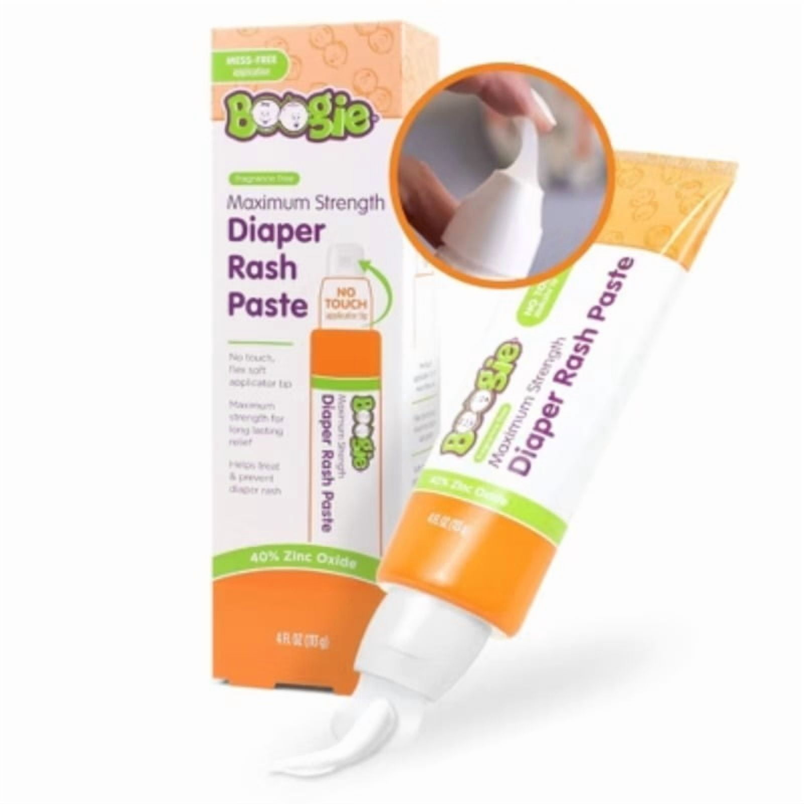 Boogie No Touch Maximum Strength Diaper Rash Cream with Spatula ...
