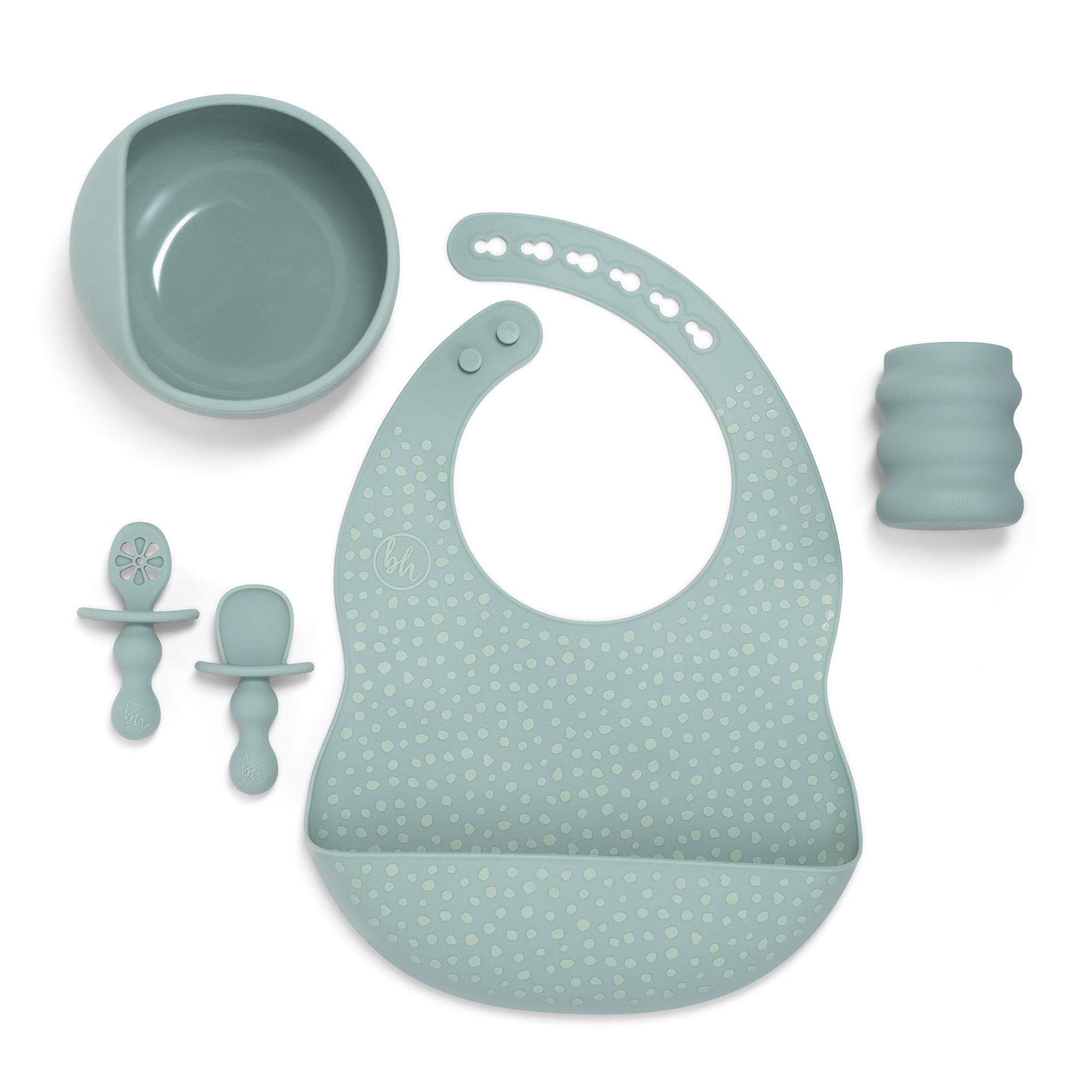 BooginHead 5-Piece Baby-Led Weaning Silicone Tableware, Feeding ...