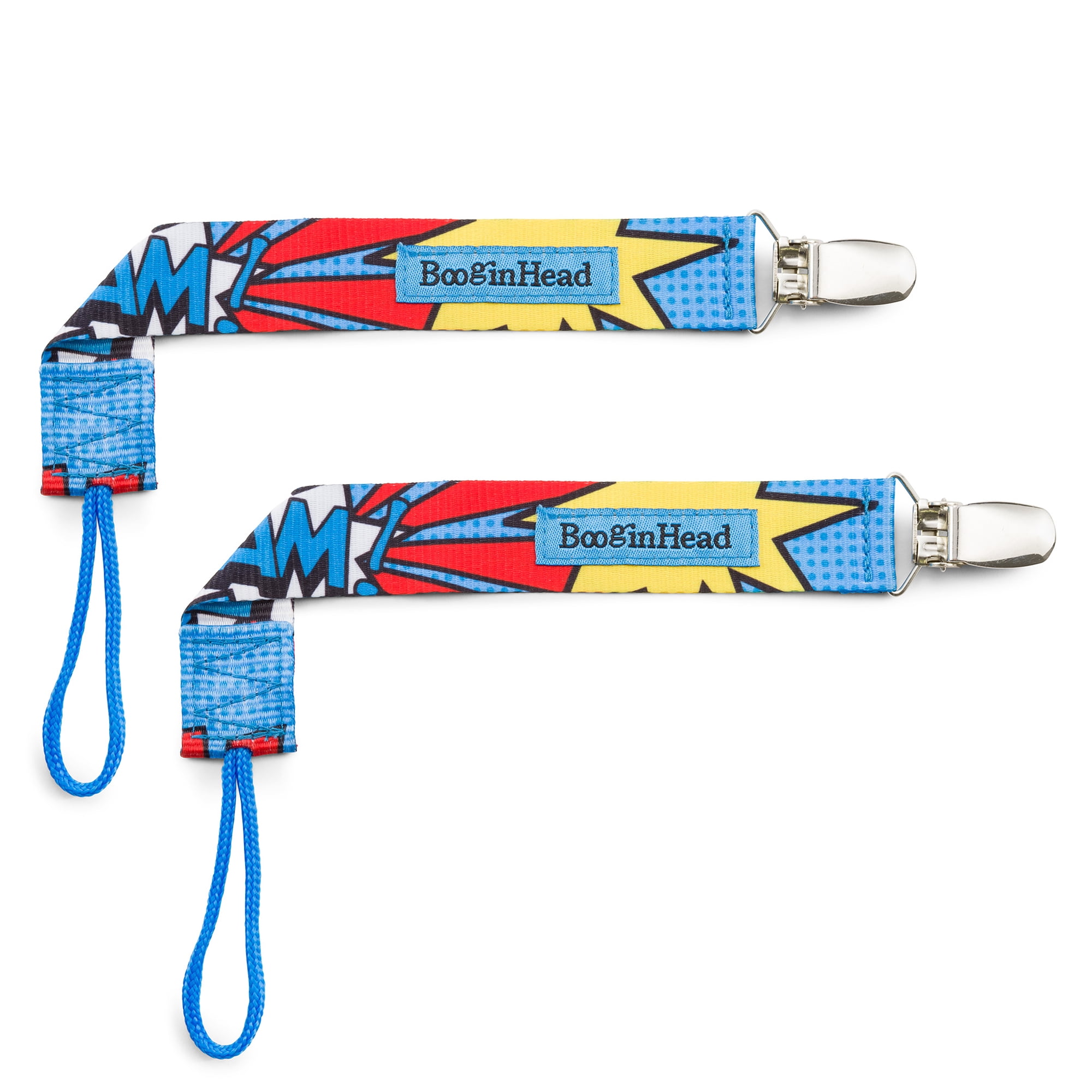 BooginHead Universal Pacifier Clips, Infant Toddler Boys and Girls, BAM ...