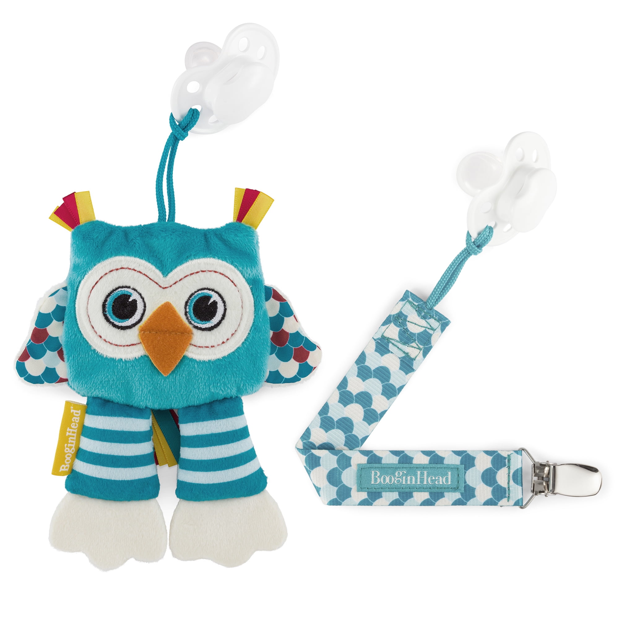 BooginHead Universal Pacifier Holder Stuffed Animal, Infant Toddler ...
