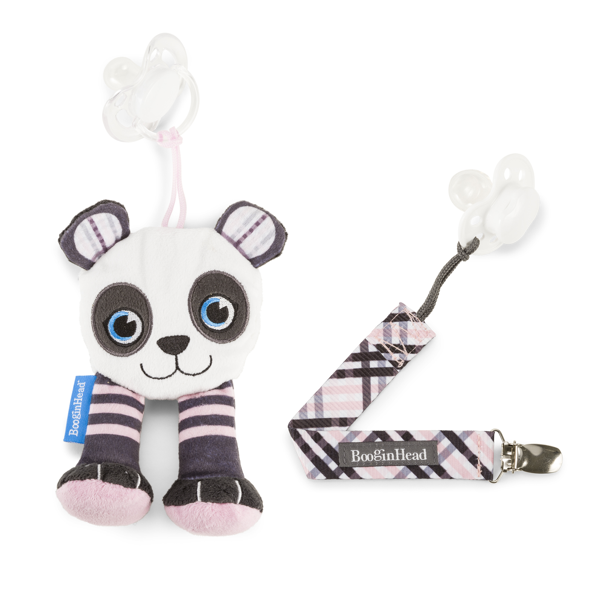 BooginHead Universal Pacifier Holder Stuffed Animal, Infant Toddler ...