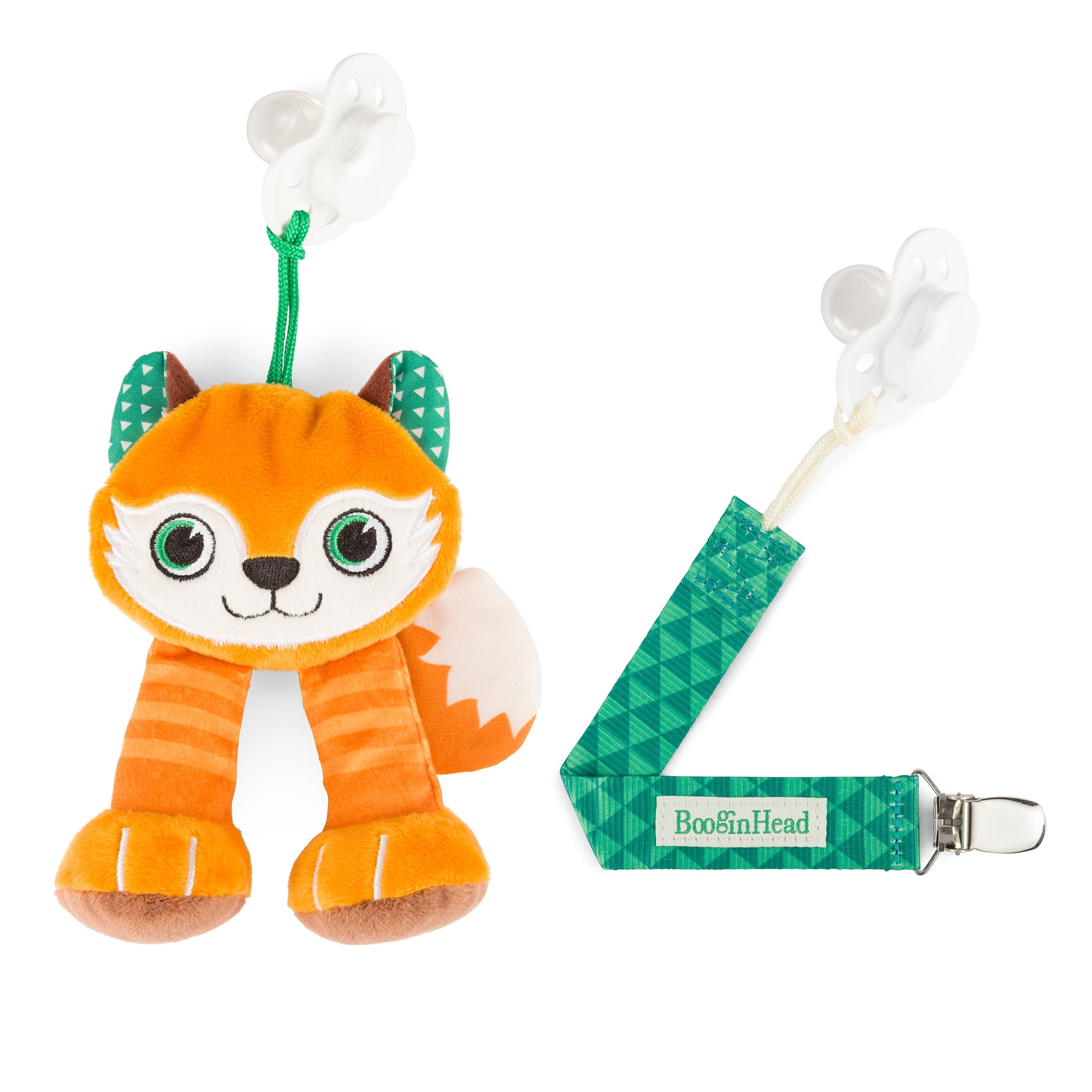 BooginHead Universal Pacifier Holder Stuffed Animal, Infant Toddler ...