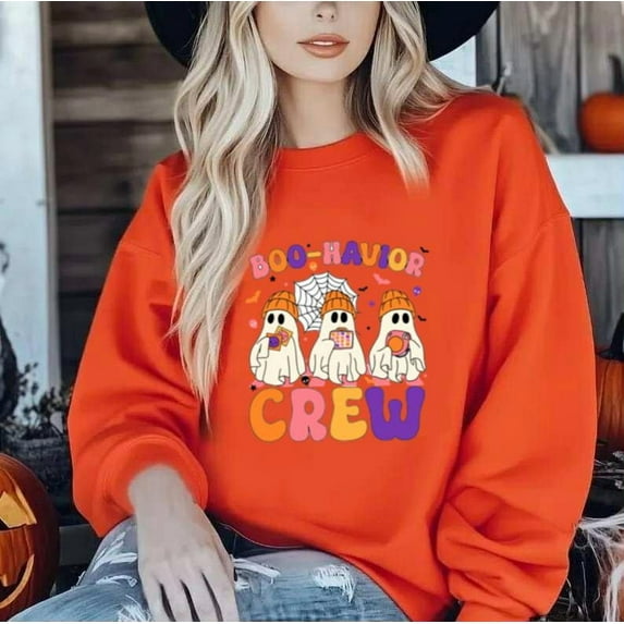Boohavior Crew Funny Behavior Analyst Ghostly Ghost Halloween Pun ...