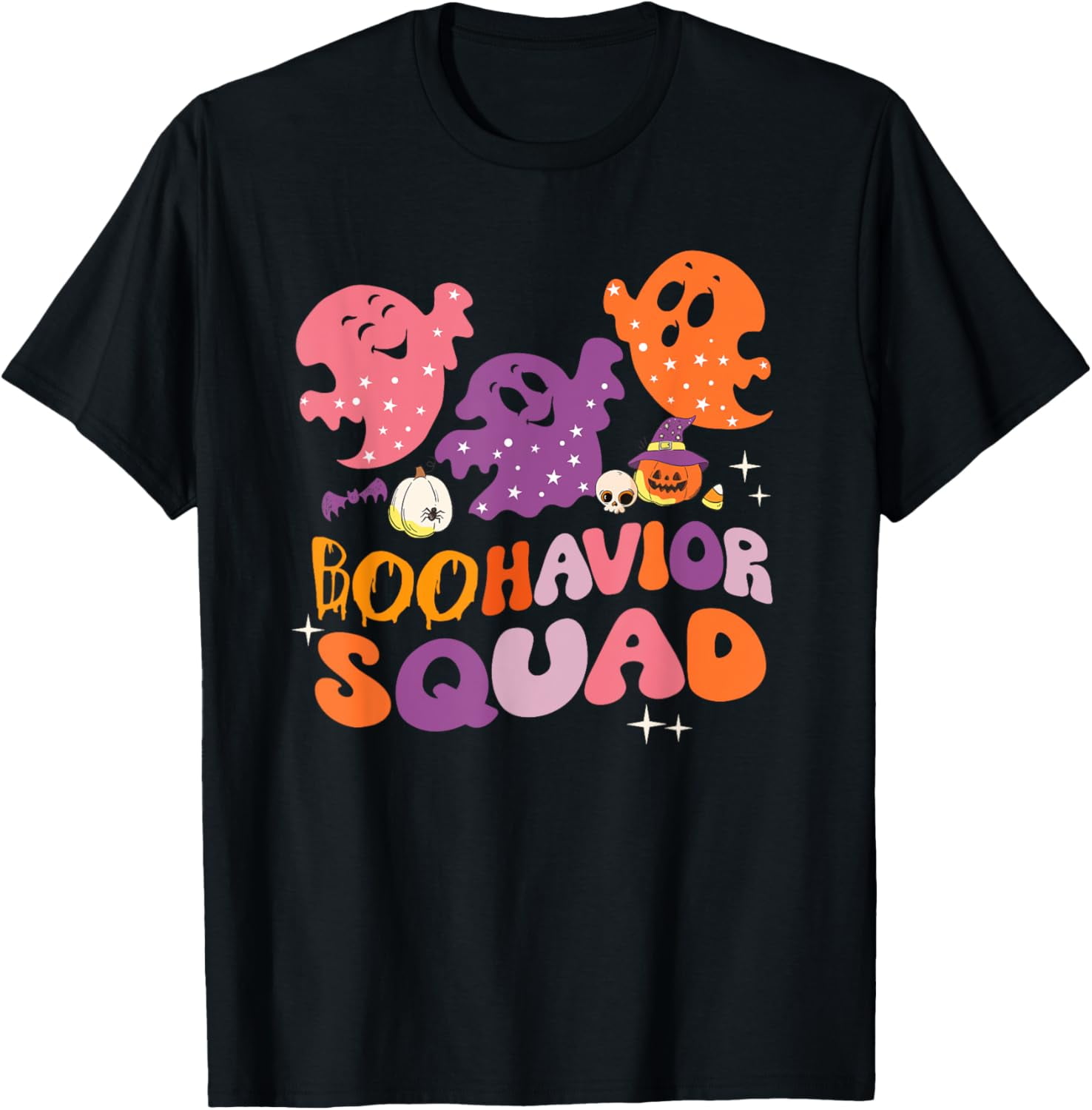 Boohavior Squad Behavior Squad ABA Therapist Halloween T-Shirt ...