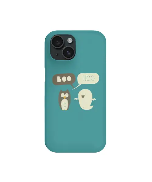 Boohoo Sad Crying Ghost Funny Spooky Phone Case for iPhone 16 15 14 13 ...