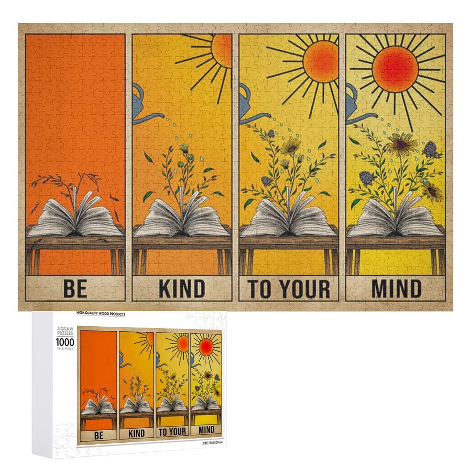 Book 1000 Piece Jigsaw Puzzle for Adults and Families - Be Kind To Your ...
