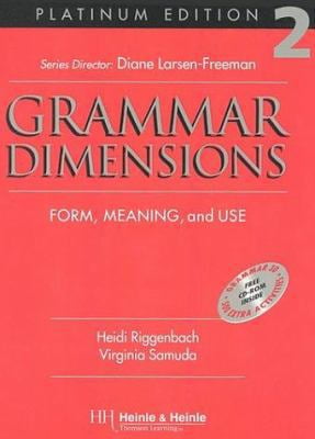 Pre-Owned Grammar Dimensions 2, Platinum Edition: Form, Meaning, and Use (Paperback) 0838402682 ...