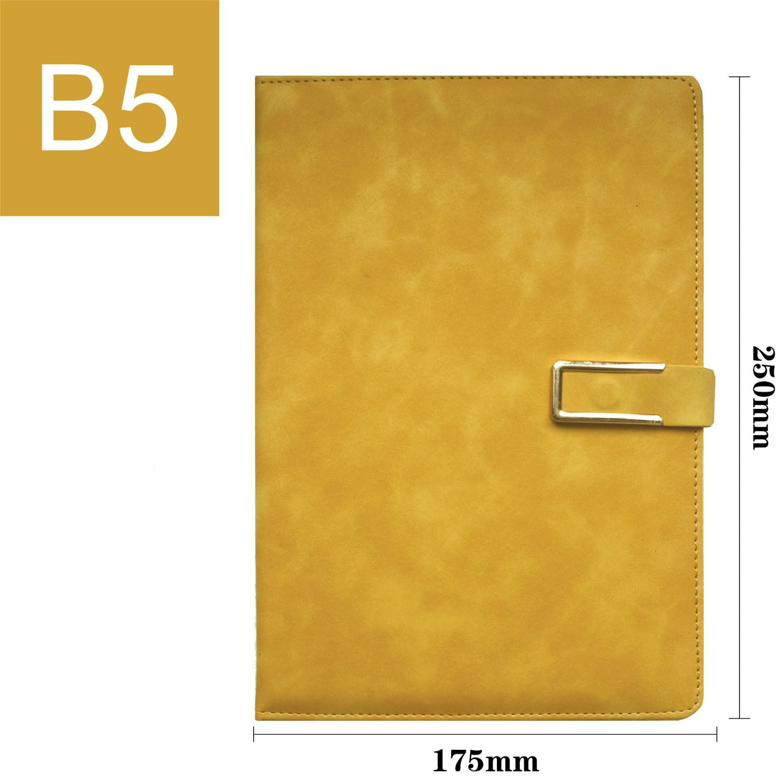 Book A5 Business Notebook Student Notebook Simple Logo Magnetic Buckle ...