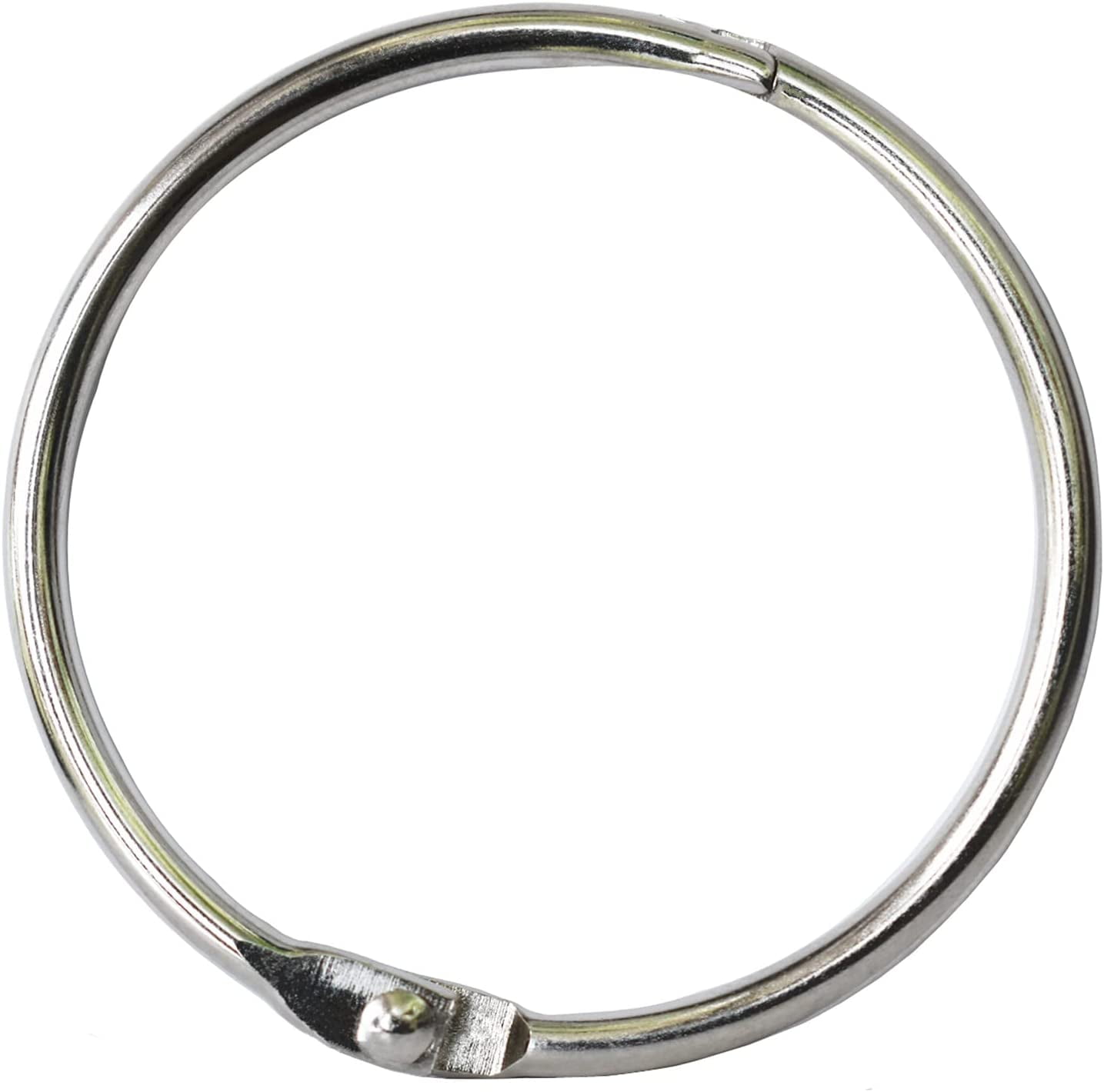 Book Binder Rings 2 Inch Office Loose Leaf Ring（20 Pack） Nickel Plated ...