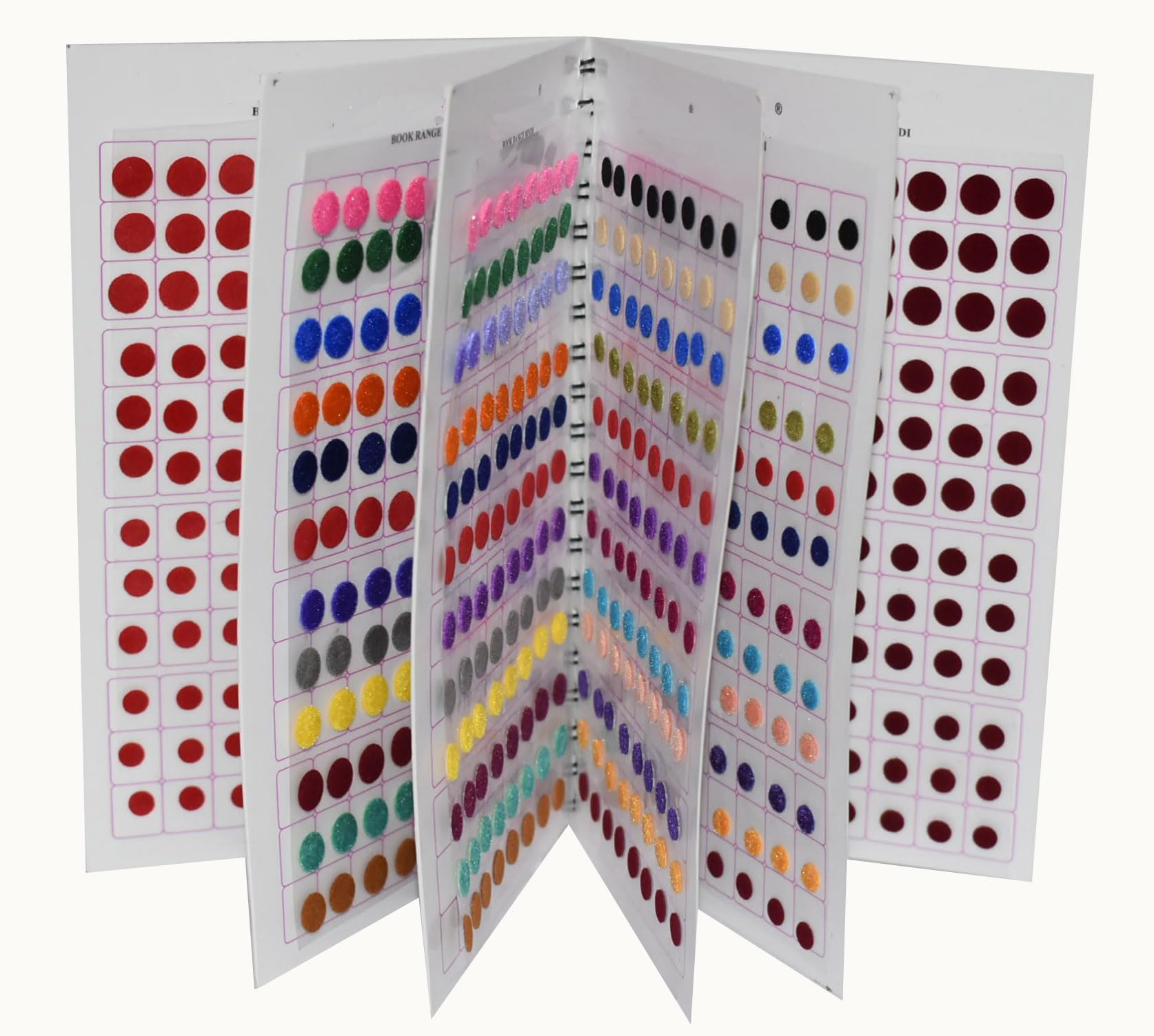 Book Bindi(Small,Large All Size) Total 960 Bindi)-Red Marron Multi-1 ...