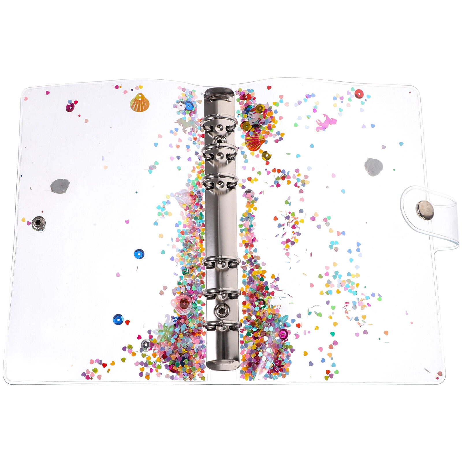 Hytrove Loose Leaf Binder Cover Plastic Transparent For Students School ...