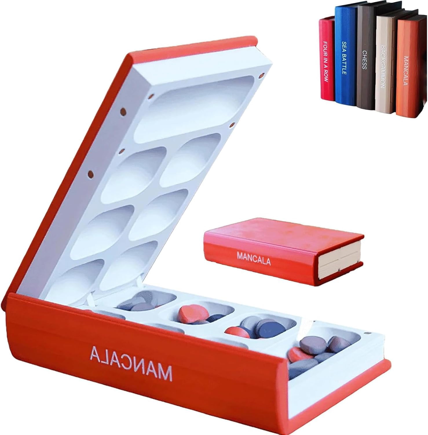 Book Board Games,Portable Books Design Board Game for Adults, 3D ...