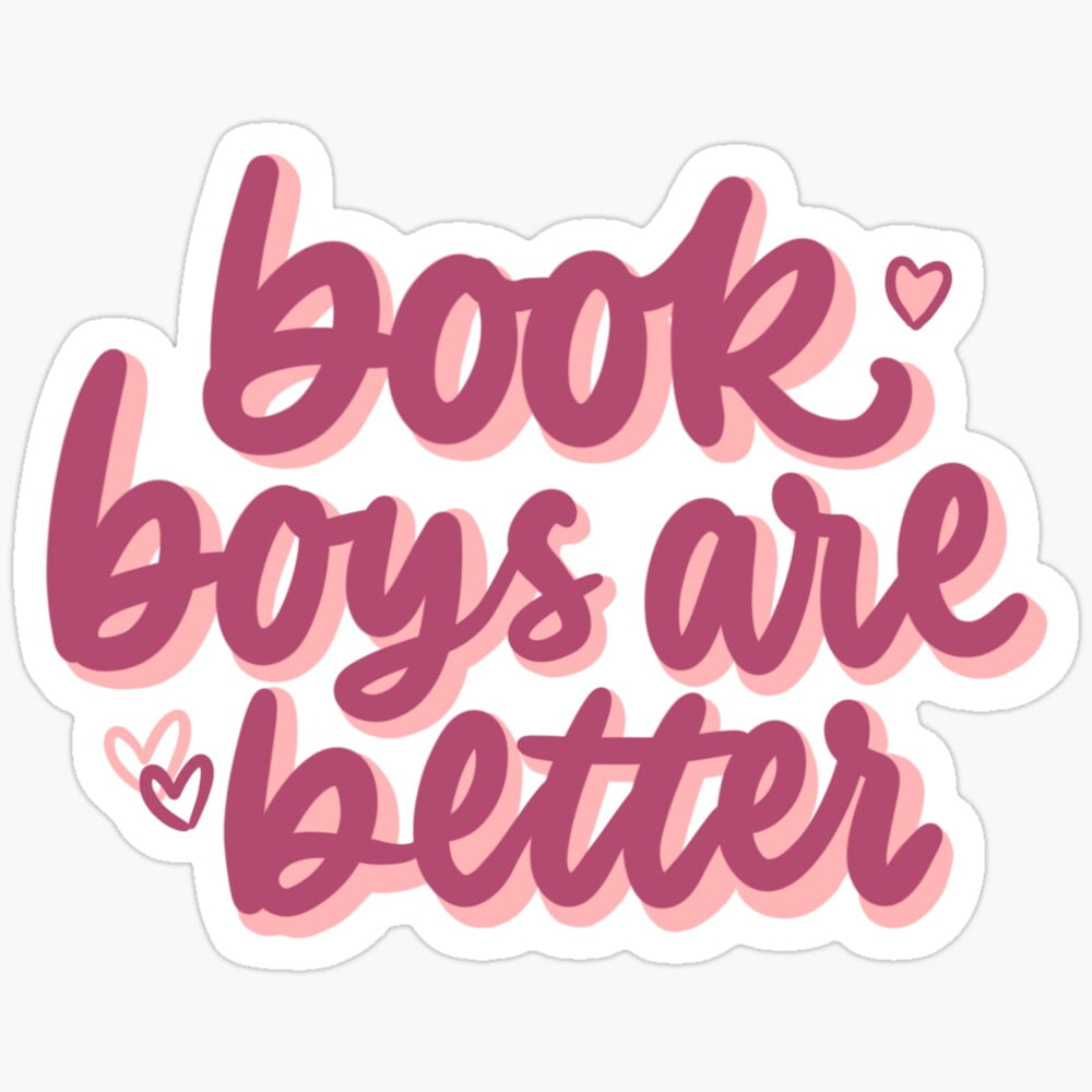 Book Boys Are Better Sticker Phone Decal Water Bottle Stickers Car ...